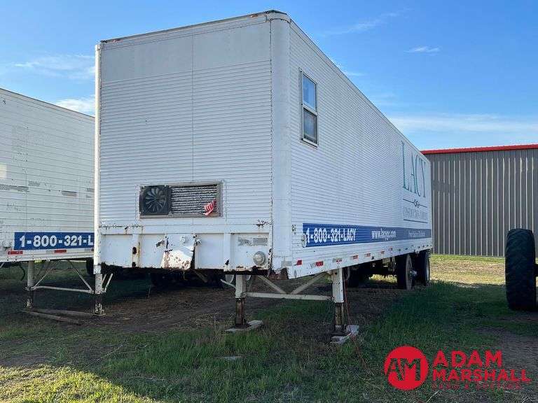 1974 Fruehauf 42FT Enclosed Dry Van Jobsite Trailer - Adam Marshall ...