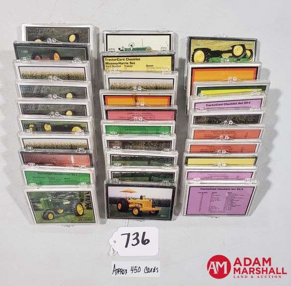 Tractor/Implement trading cards. Approximately 450 cards - Adam ...