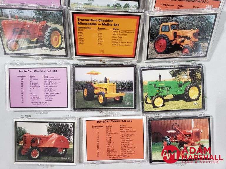 Tractor/Implement trading cards. Approximately 450 cards - Adam ...