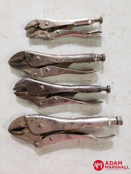 (4) Assorted Vise Grips - Adam Marshall Land & Auction, LLC