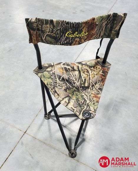 Cabela's Tripod Blind Chair, Bucket Buddy Chair & Shooting Stick - Adam ...
