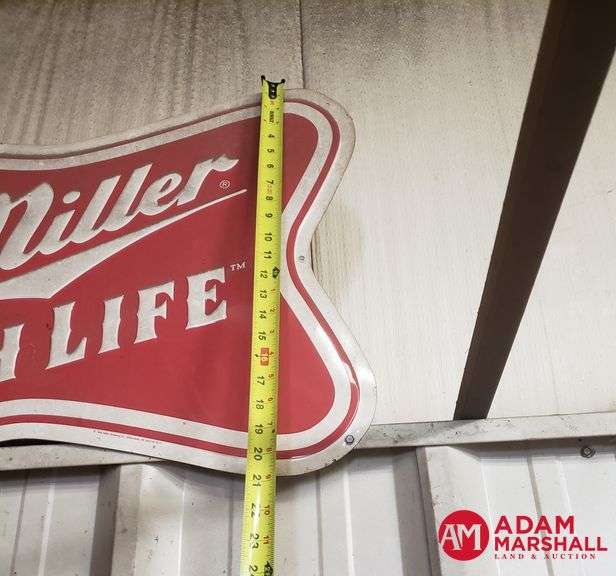 Metal Miller High Life sign & Swedish bikini poster. - Adam Marshall ...