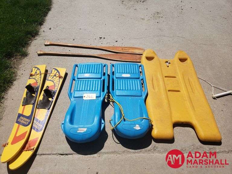 Water sports items - Adam Marshall Land & Auction, LLC
