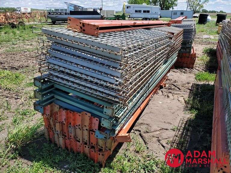 Steel Bulk Racking Kit (4 Sections) - Adam Marshall Land & Auction, LLC