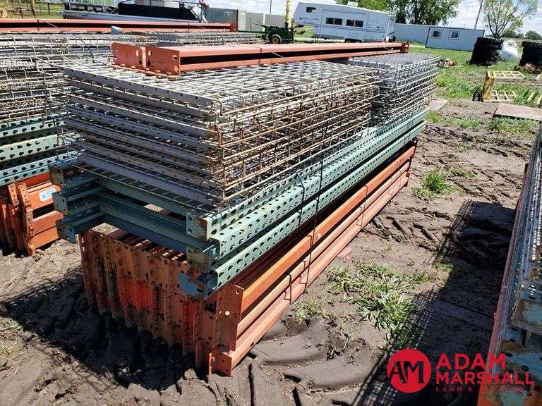 Steel Bulk Racking Kit (4 Sections) - Adam Marshall Land & Auction, LLC