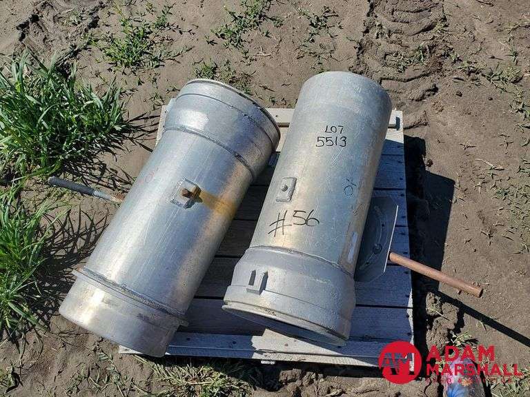 (2) Aluminum Irrigation Shut Off Valves - 10" - Adam Marshall Land ...