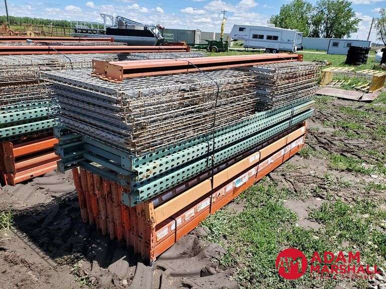 Steel Bulk Racking Kit (4 Sections) - Adam Marshall Land & Auction, LLC