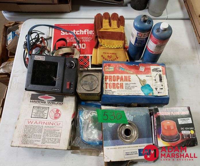 Propane torch, heater, warning light, graphite - Adam Marshall Land ...