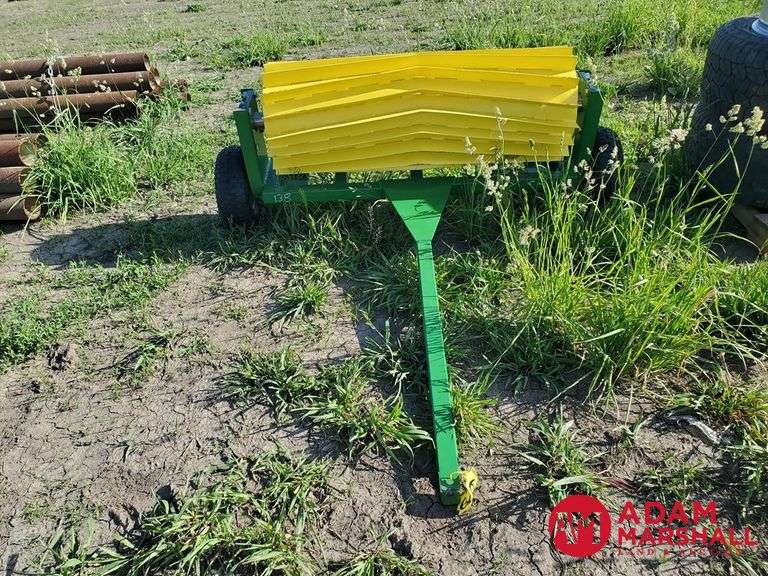 Pull Behind Roller Crimper - 4 Ft - Adam Marshall Land & Auction, LLC