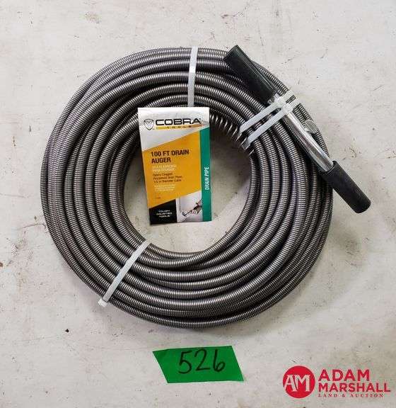 Cobra fish tape. 100' Drain auger. 1/2" diameter - Adam Marshall Land ...