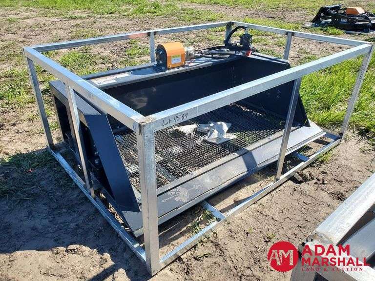 Unused Wolverine Screening Bucket for Skid Steer, 72IN - Adam Marshall ...