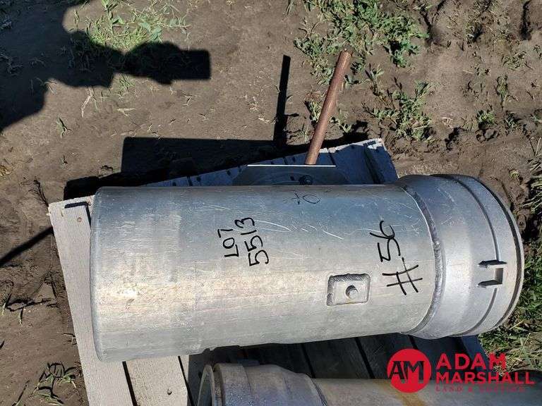 (2) Aluminum Irrigation Shut Off Valves - 10" - Adam Marshall Land ...