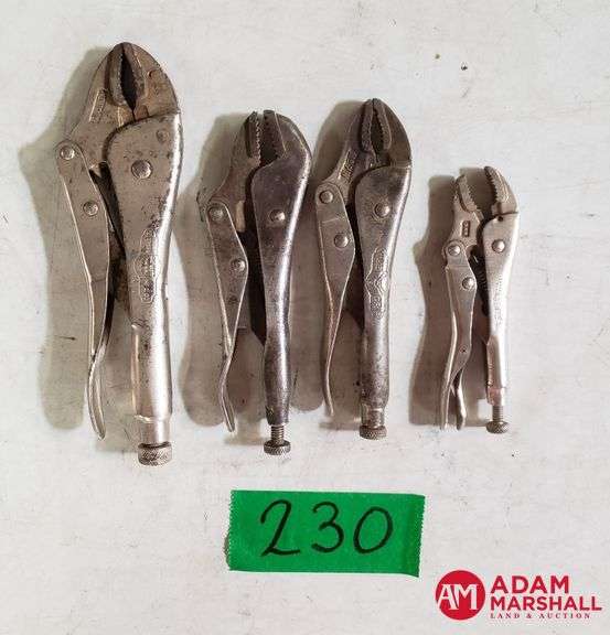 (4) Assorted Vise Grips - Adam Marshall Land & Auction, LLC