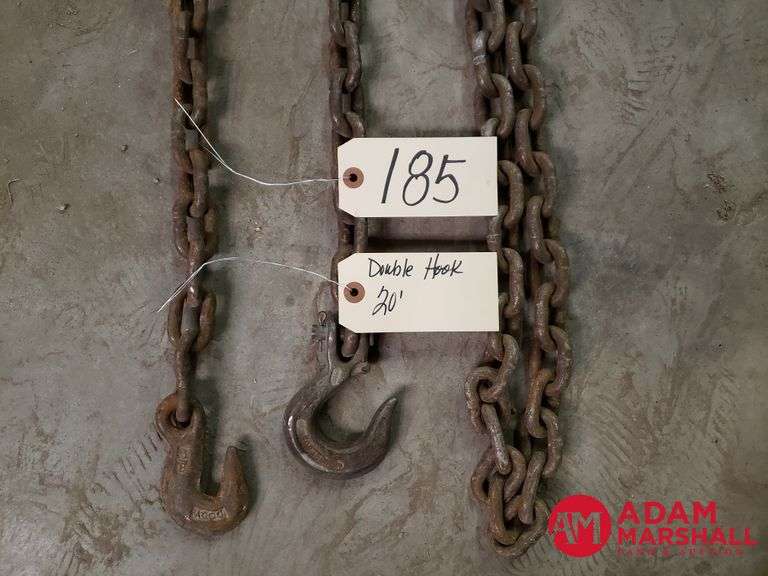 20' double hook chain - Adam Marshall Land & Auction, LLC