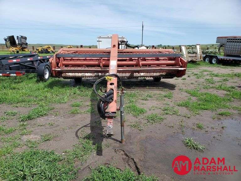 Gehl MC 2270 Pull Type Hydro Swing Swather - 14 Ft - Adam Marshall Land & Auction, LLC