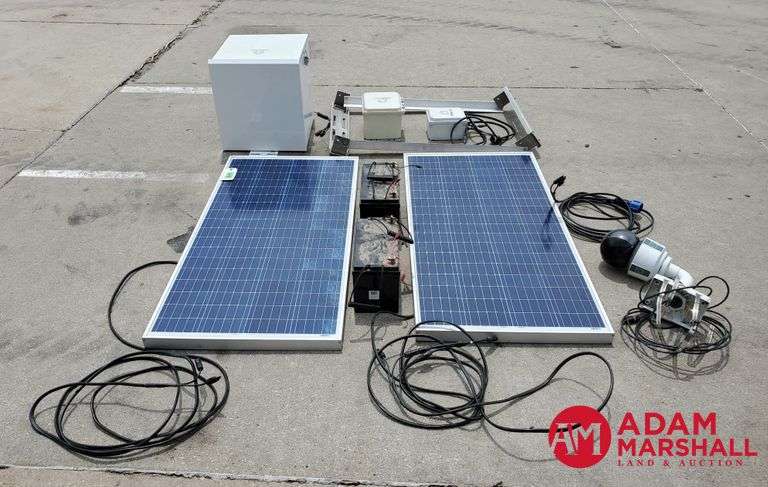 Truelook Solar Powered Construction Site Security Camera Package W ...