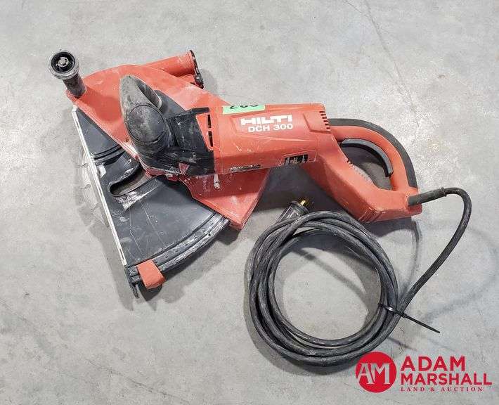 Hilti DCH 300 Corded Hand Held Electric Diamond Concrete Saw - Adam ...
