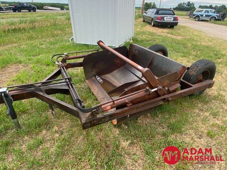 Hydraulic Box Scraper - Pull Type - Adam Marshall Land & Auction, LLC