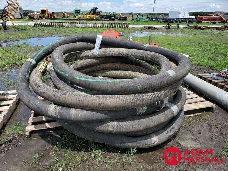 (3) Barracuda Water Suction/ Discharge Hoses - 4" - Adam Marshall Land ...
