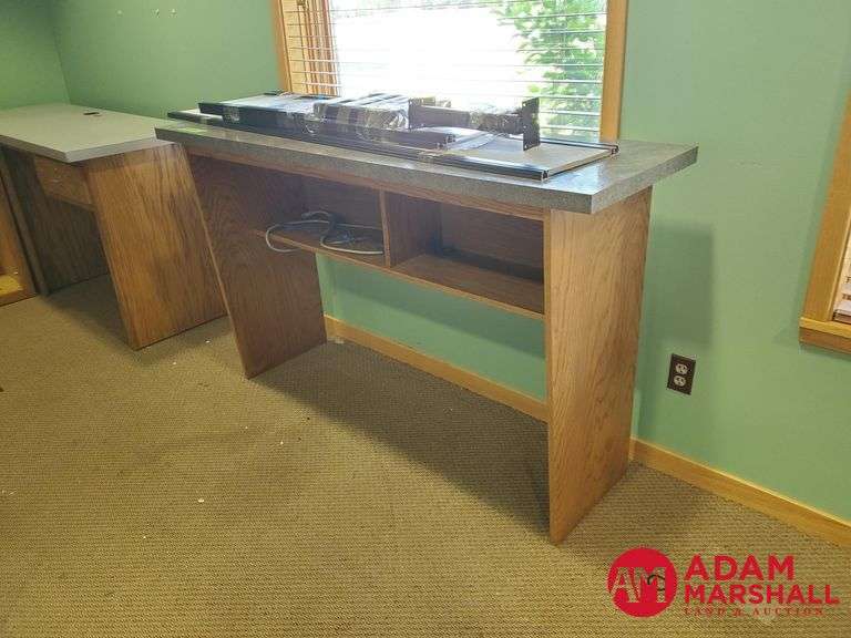 High Top Wood Work Surface - 66" x 20" x 40" - Adam Marshall Land ...