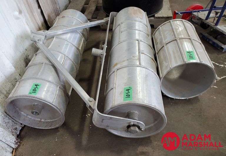 Assorted Aluminum Concrete Stamp Rollers - Adam Marshall Land & Auction ...