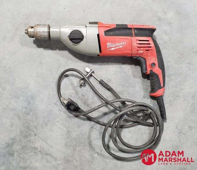 Milwaukee 5380-21 Corded 1/2" Hammer Drill W/Case - Adam Marshall Land ...