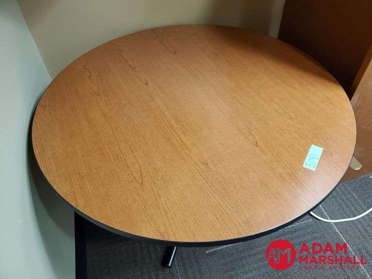 48" Diameter Round Table - Adam Marshall Land & Auction, LLC