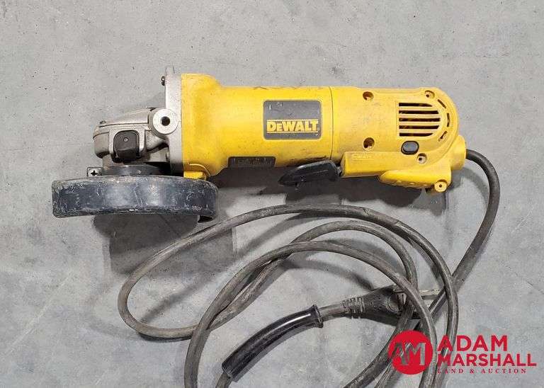 DeWalt D28402 Corded 4-1/2" Angle Grinder W/Case - Adam Marshall Land ...