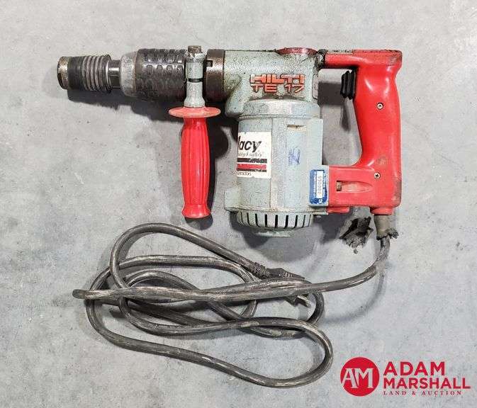 Hilti TE 17 Rotary Hammer Drill W/Case - Adam Marshall Land & Auction, LLC