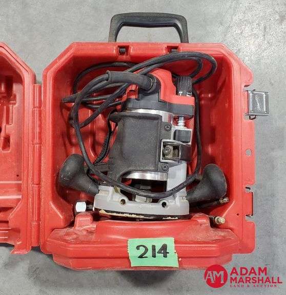 Milwaukee 5615-21 Corded 1-3/4 Max HP Bodygrip Router W/Case - Adam ...