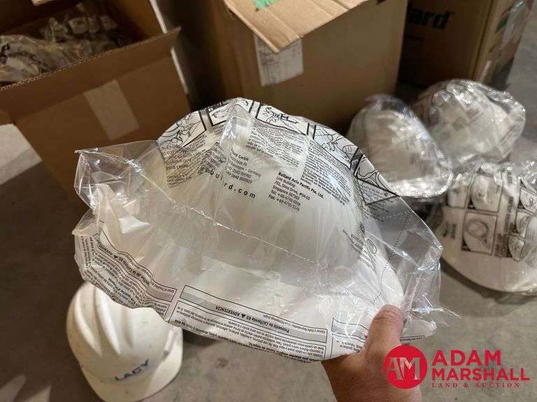 Hard Hats & Interior Straps - Adam Marshall Land & Auction, LLC