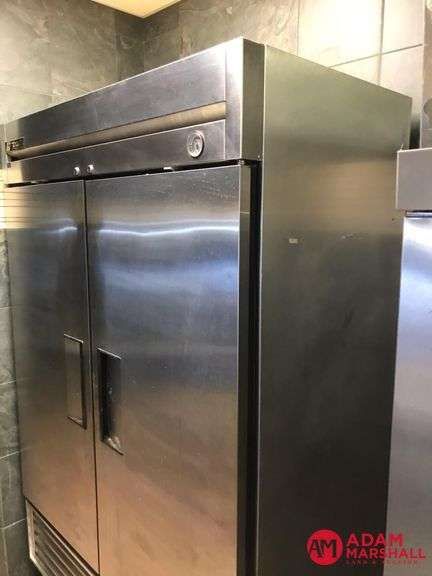 True 2-Door Freezer - 54" x 84" x 30" - Adam Marshall Land & Auction, LLC