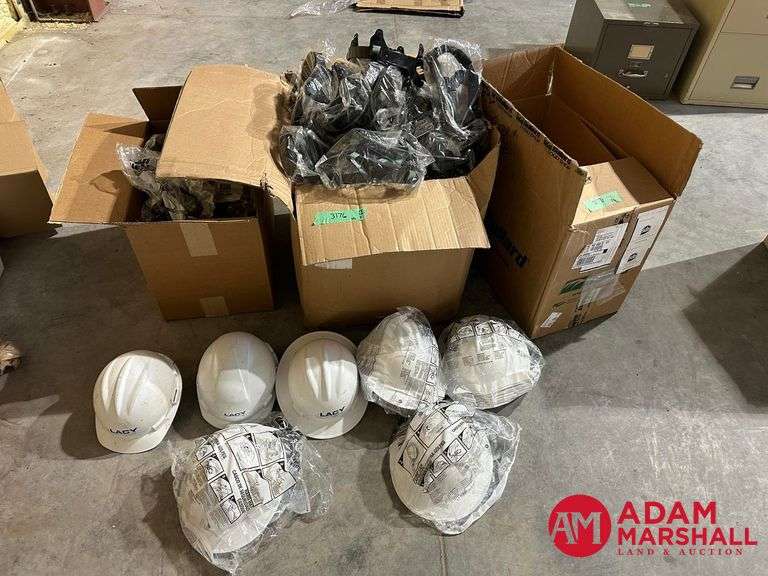Hard Hats & Interior Straps - Adam Marshall Land & Auction, LLC