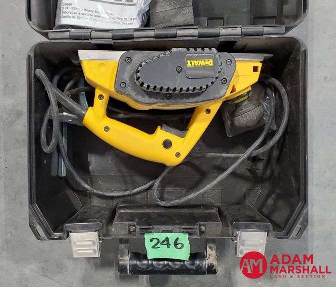 DeWalt DW680 Corded 2.5MM Planer - W/Case - Adam Marshall Land ...