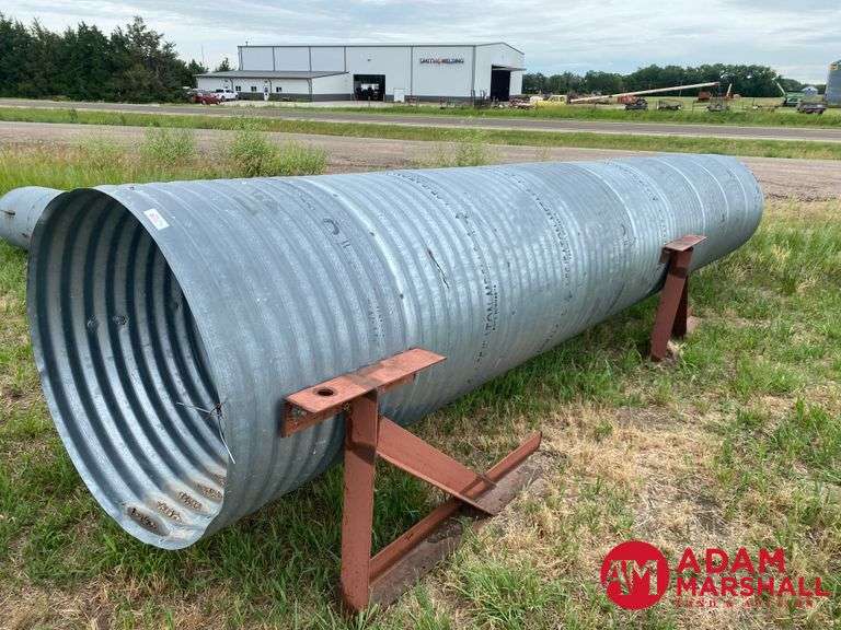 18' X 36" Galvanized Culvert - Adam Marshall Land & Auction, LLC