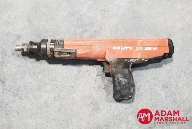 Hilti DX 36 M Power-Actuated Fastening Tool W/Case - Adam Marshall Land ...
