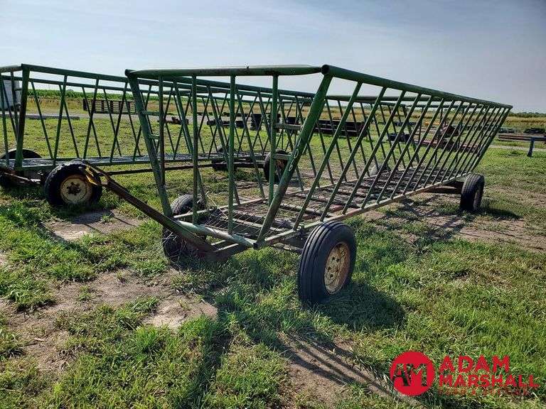 Portable Hay Wagon - 21 Ft L - Adam Marshall Land & Auction, LLC