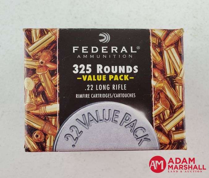 Federal Value Pack 22 LR - 36 Gr Copper Plated HP (1 X 325) - Adam ...