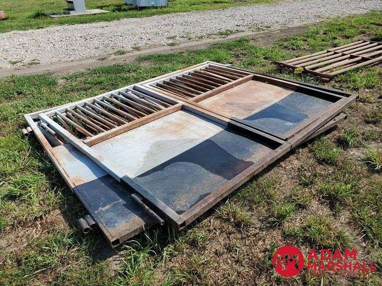 (3) Horse Box Stall Fronts - 8 Ft - Adam Marshall Land & Auction, LLC