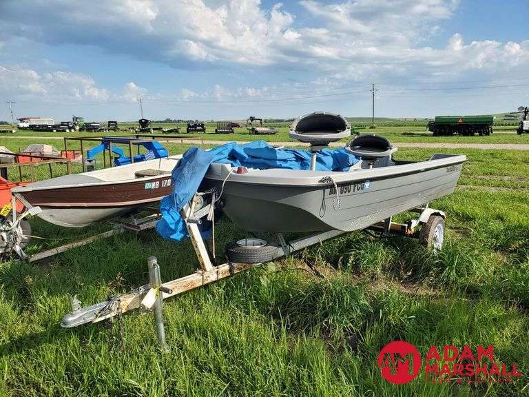 1997 Basstender 11.3 Boat w/ Cover & Trailer - 11 Ft - Adam Marshall ...