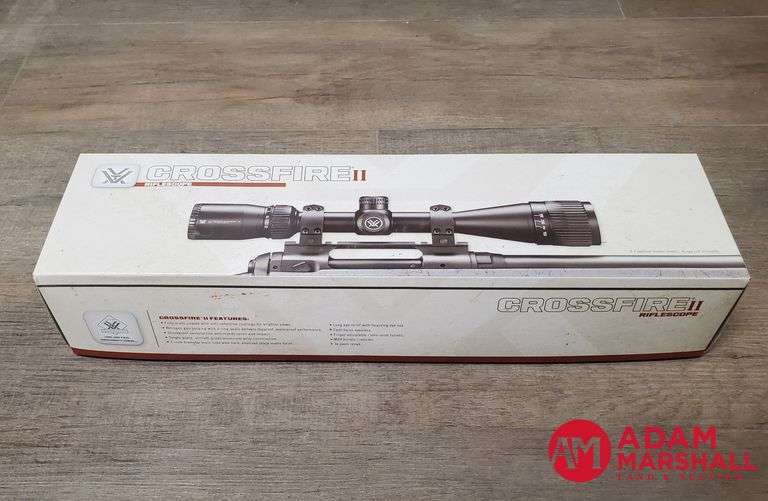 Vortex Crossfire II CF2-31021 Scope - 4-12X50 AO V-Plex - NIB - Adam ...