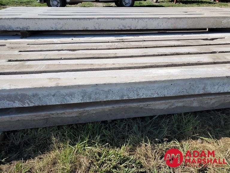 (5) Concrete Slats - 4 Ft W x 12 Ft L x 6" H - Adam Marshall Land ...