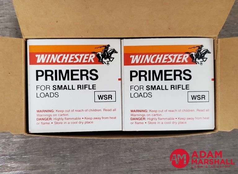 Primers - Winchester WSR Small Rifle (1000) - Adam Marshall Land ...