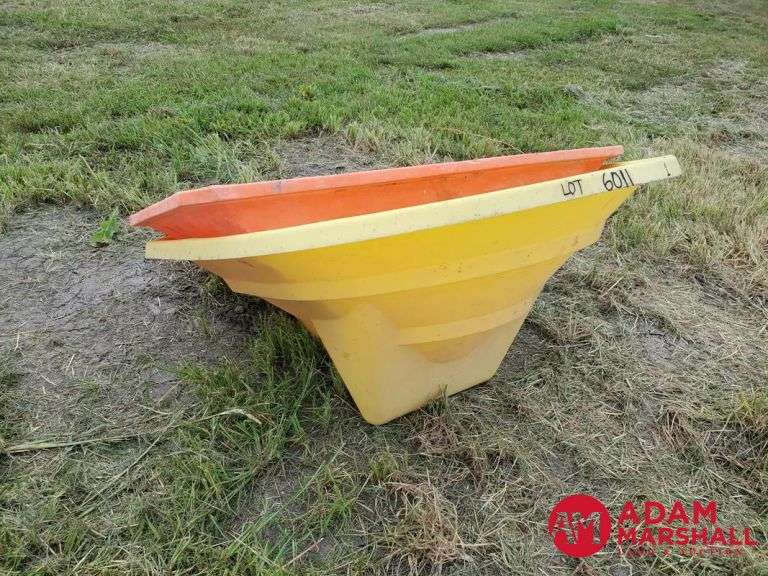 (2) Plastic Grain Hoppers - Adam Marshall Land & Auction, LLC