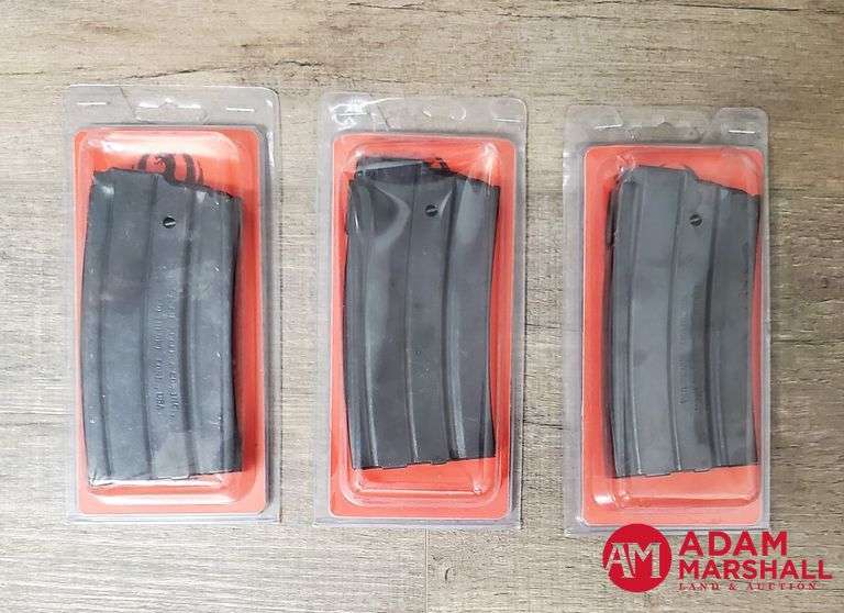 (3) Ruger Mini-14 Magazines - 20 Round - NIB - Adam Marshall Land ...