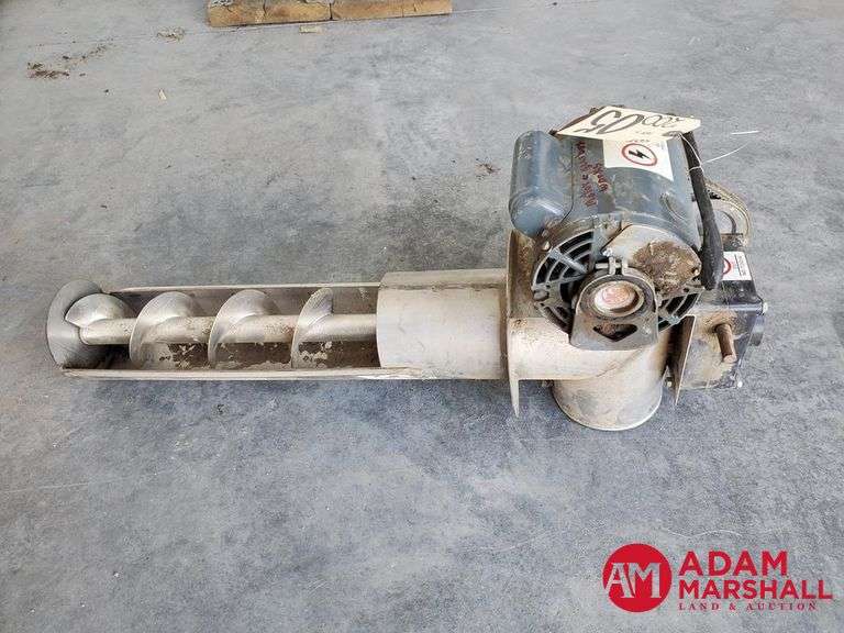 GE Transfer Auger Gear Box - Adam Marshall Land & Auction, LLC