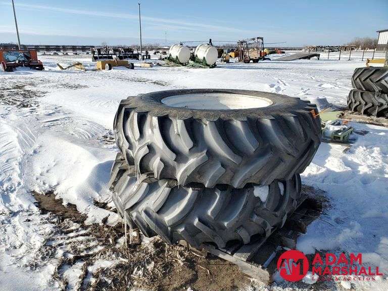 (2) Tires On Rims - Adam Marshall Land & Auction, LLC
