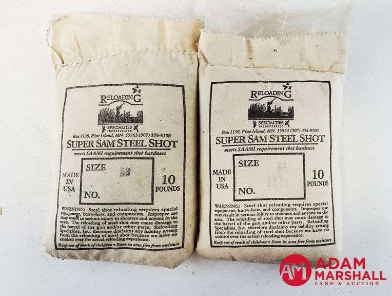 Super Sam BB Steel Shot (2 X 10 LB) - Adam Marshall Land & Auction, LLC
