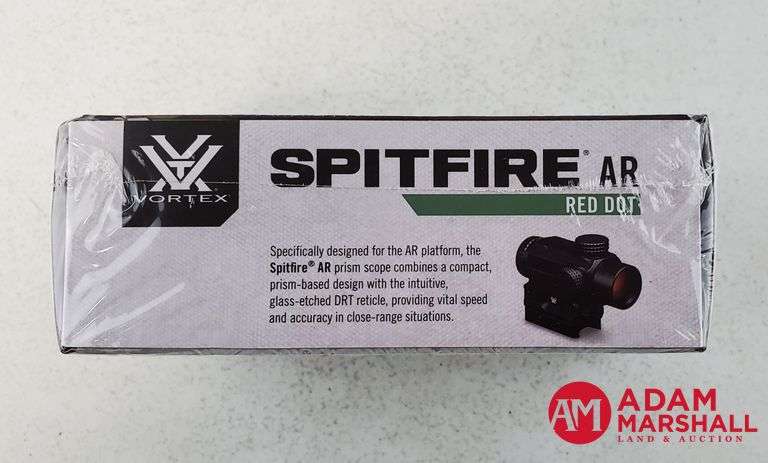 Vortex SPR-200 Spitfire AR Red Dot Sight - Adam Marshall Land & Auction ...