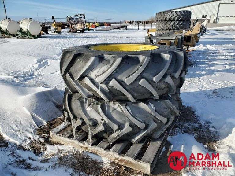(2) Tires On Rims - Adam Marshall Land & Auction, LLC